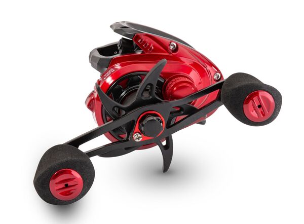 Iron Claw High-V Red Low Profile Cast Reel LH | Fischdeal